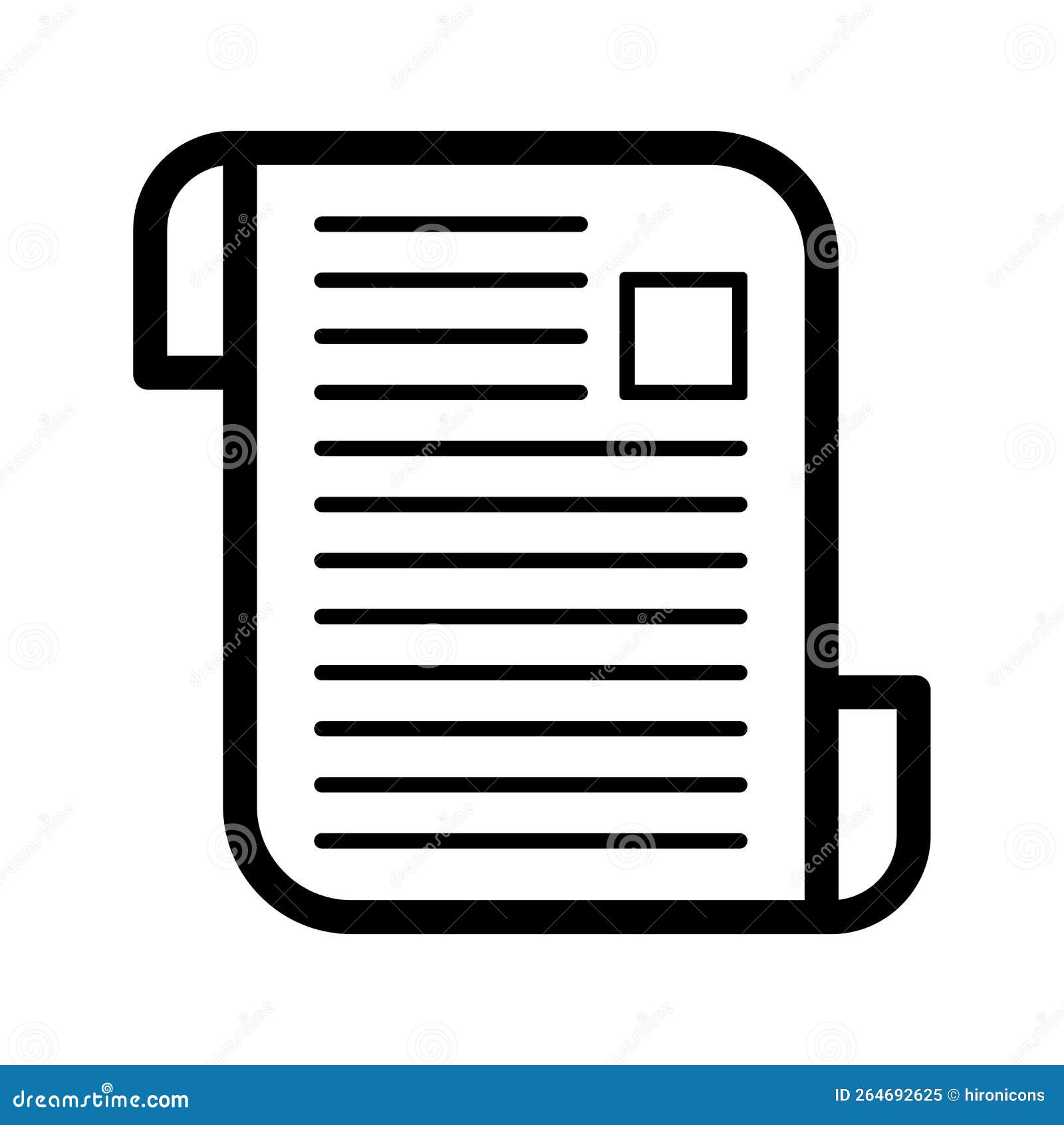 Article, blog post icon stock illustration. Illustration of clip ...