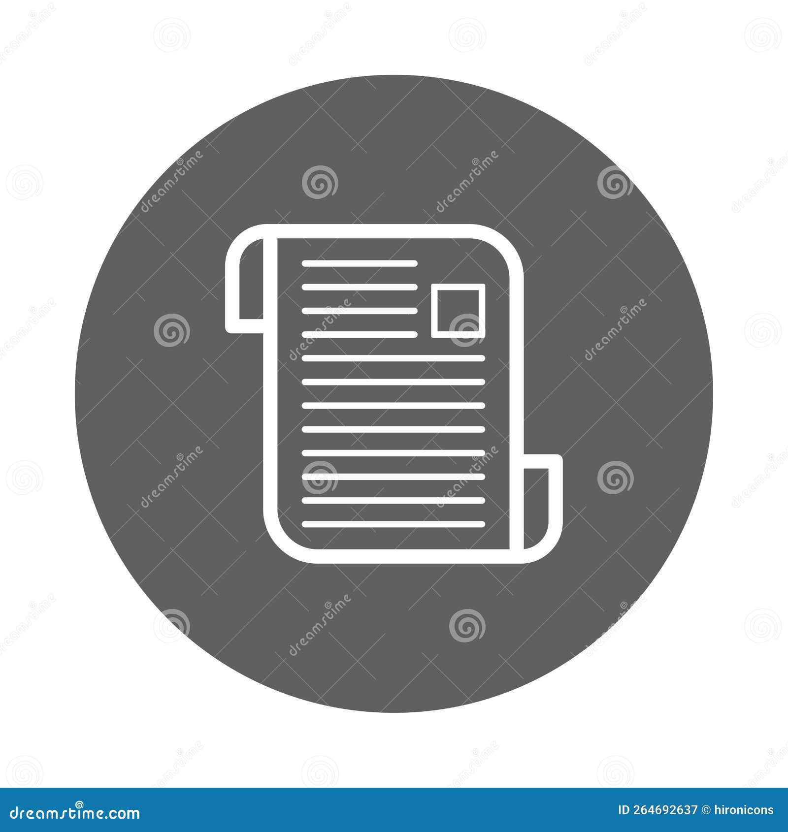 Article, blog post icon stock vector. Illustration of mail - 264692637