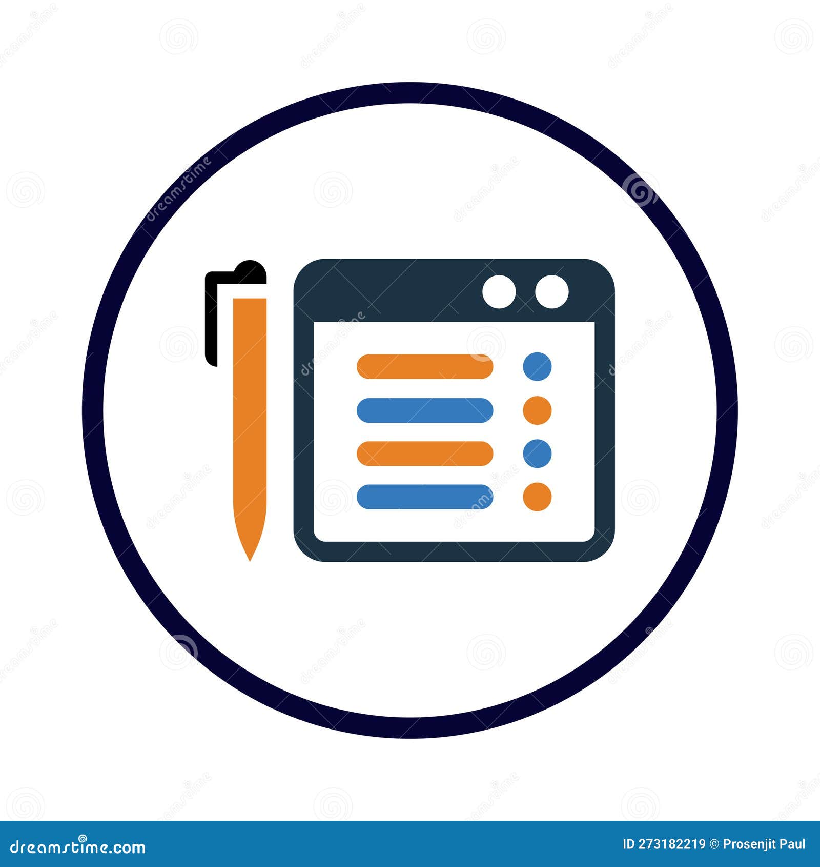 Article, Pen, Note, Report, Article Writing Icon Stock Vector ...