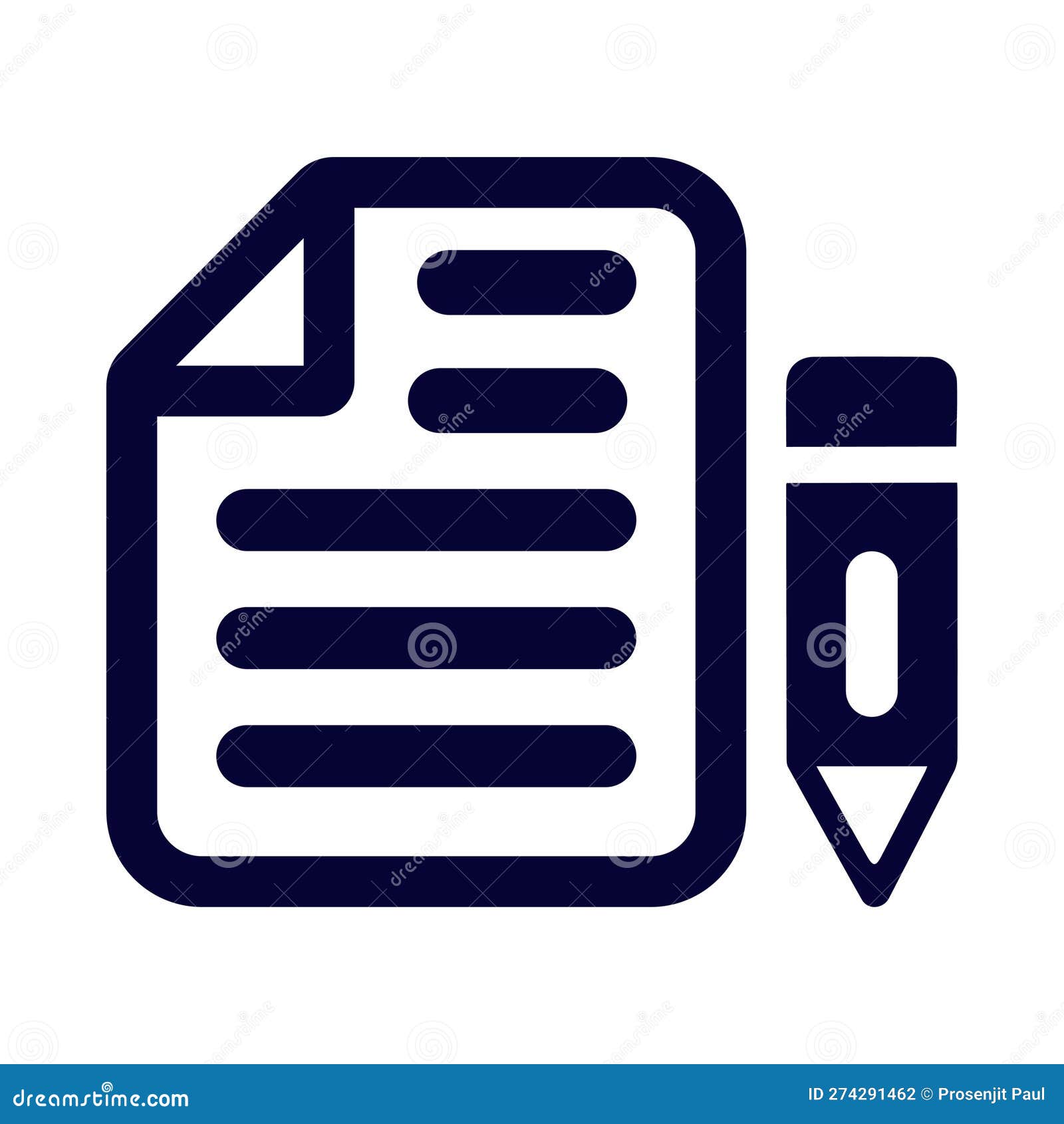 Article, Report, Pen, Article Submission Icon Stock Vector ...