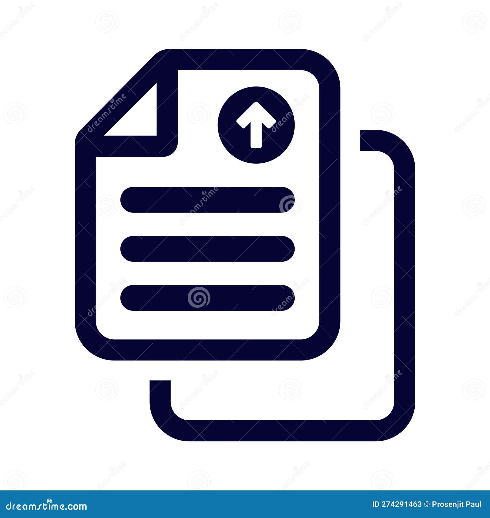 Article, Report, Upload, Article Upload Icon Stock Vector ...