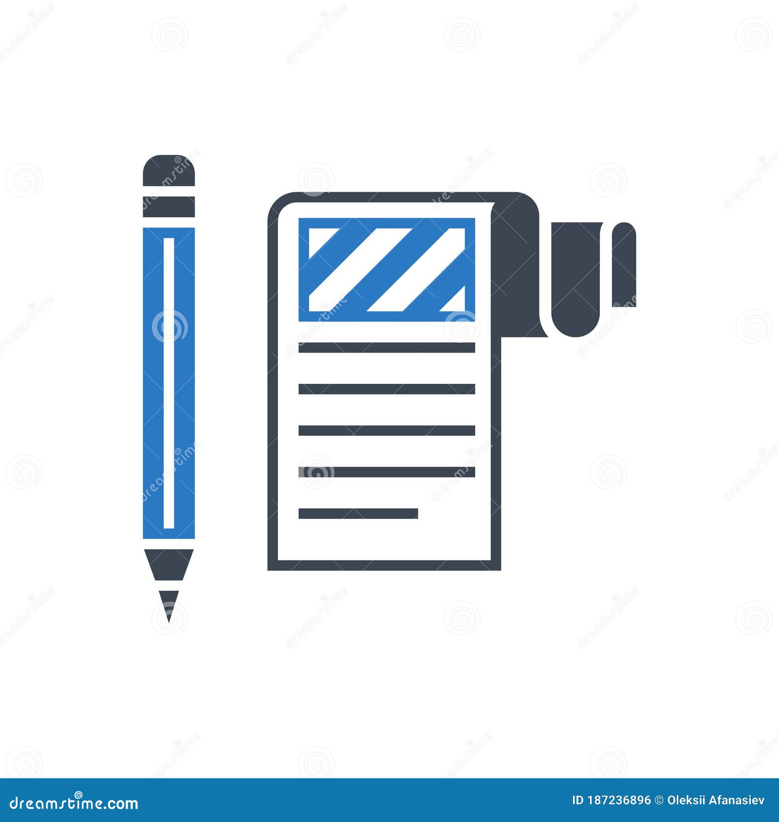 Article Submission Vector Glyph Icon Stock Vector - Illustration of ...