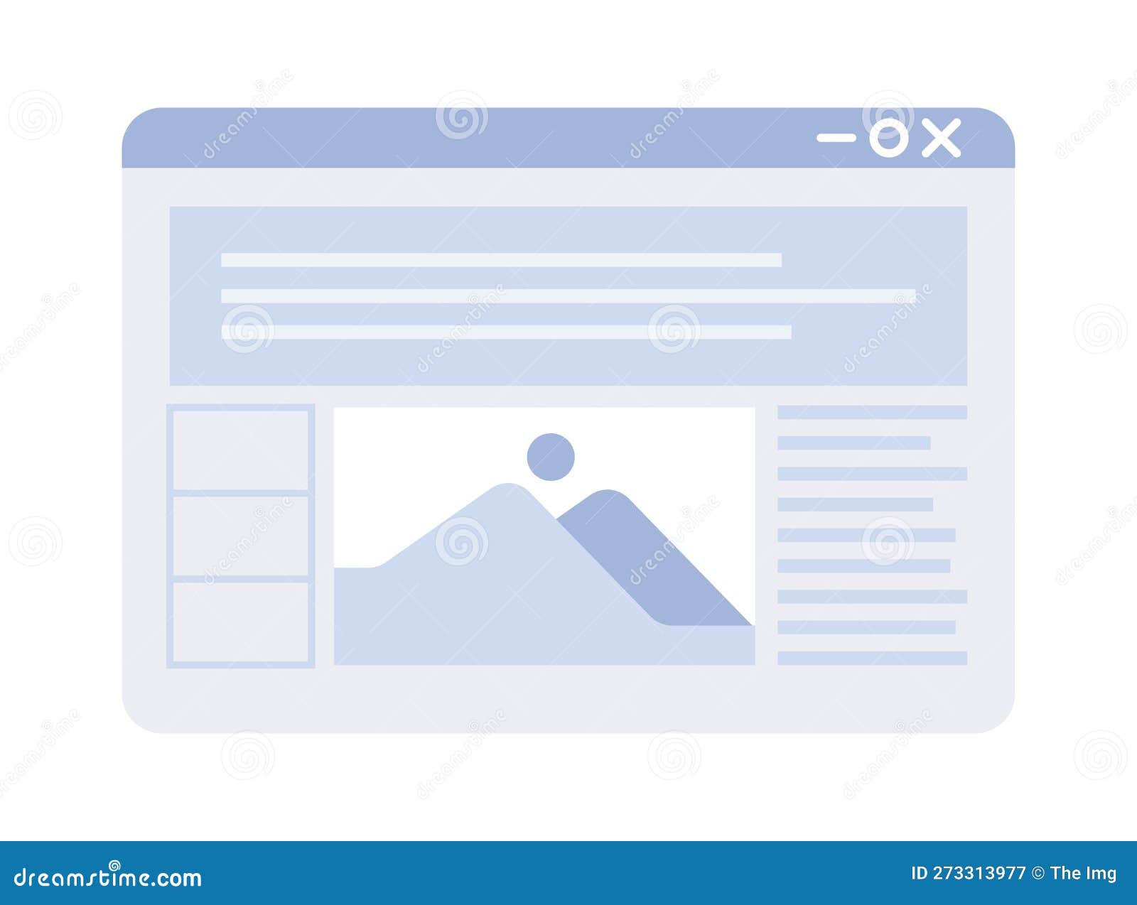 Article View on Web Page Semi Flat Color Vector Icon Stock Vector ...
