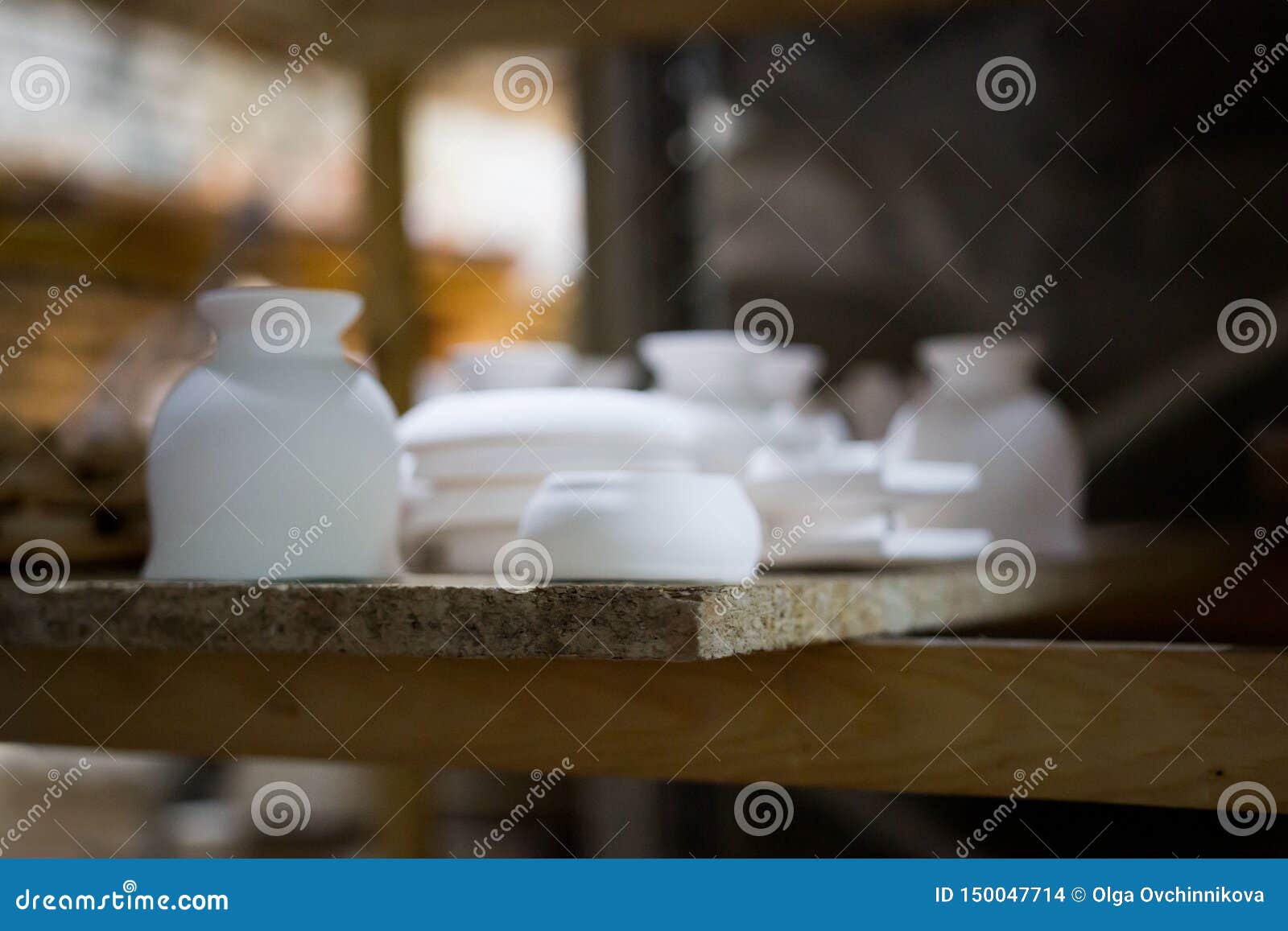 Articles of Clay Made by Slip Forming Using Plaster Molds a Master with ...