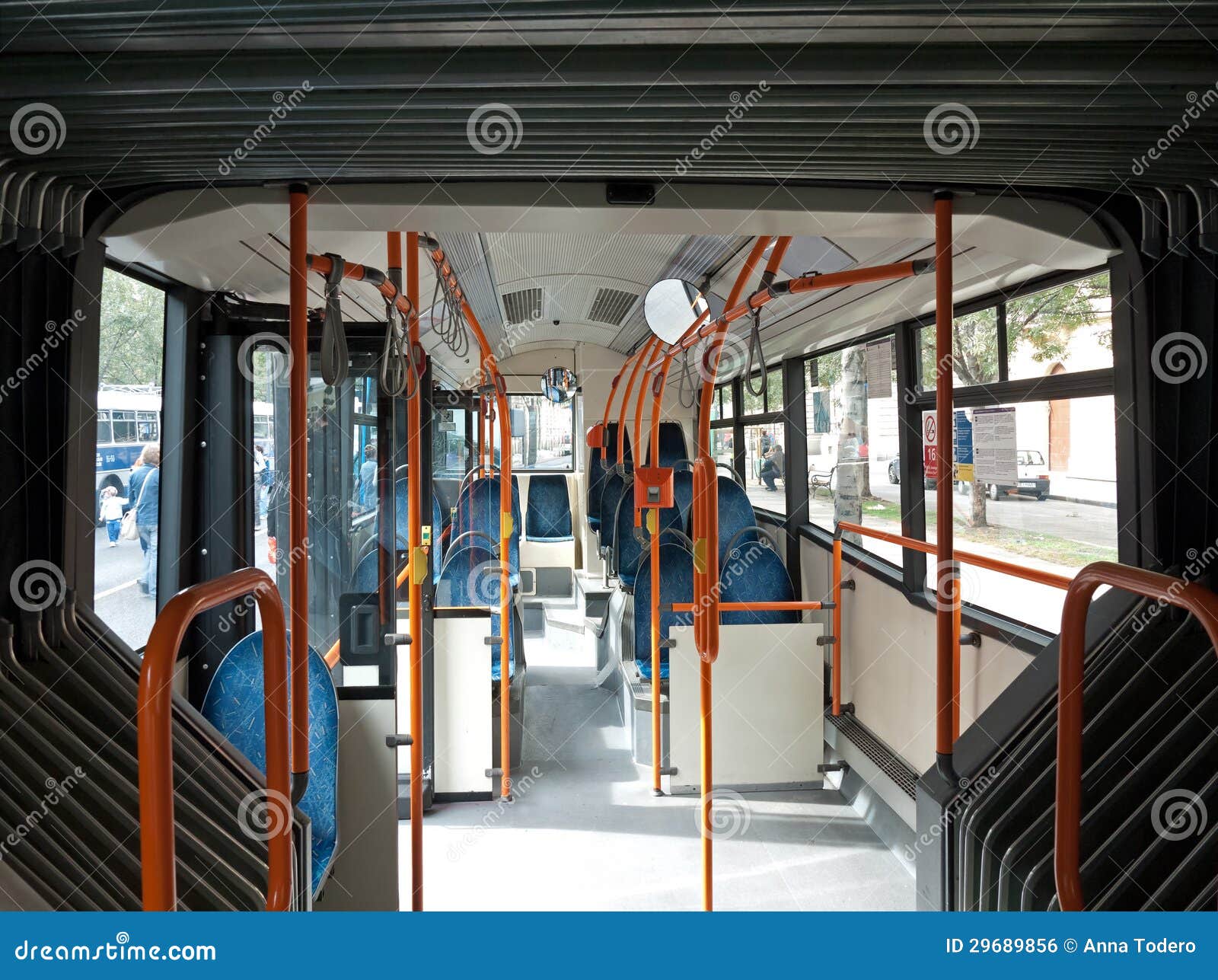 Articulated bus stock photo. Image of articulated, urban - 29689856