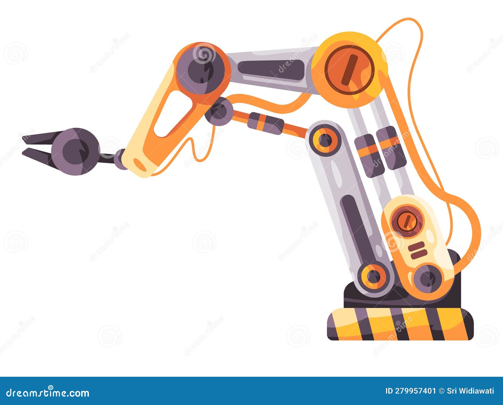 Articulated Robotic Arm Technology Industrial Automatic Machine ...