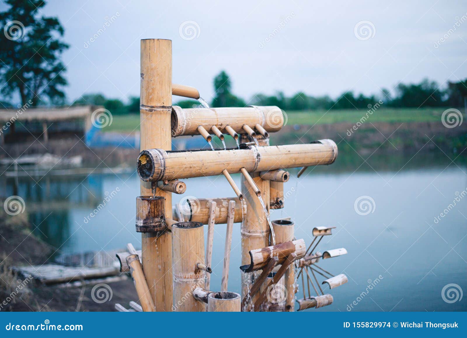 Artifacts Made from Bamboo, Creativity for Beauty Stock Photo - Image ...