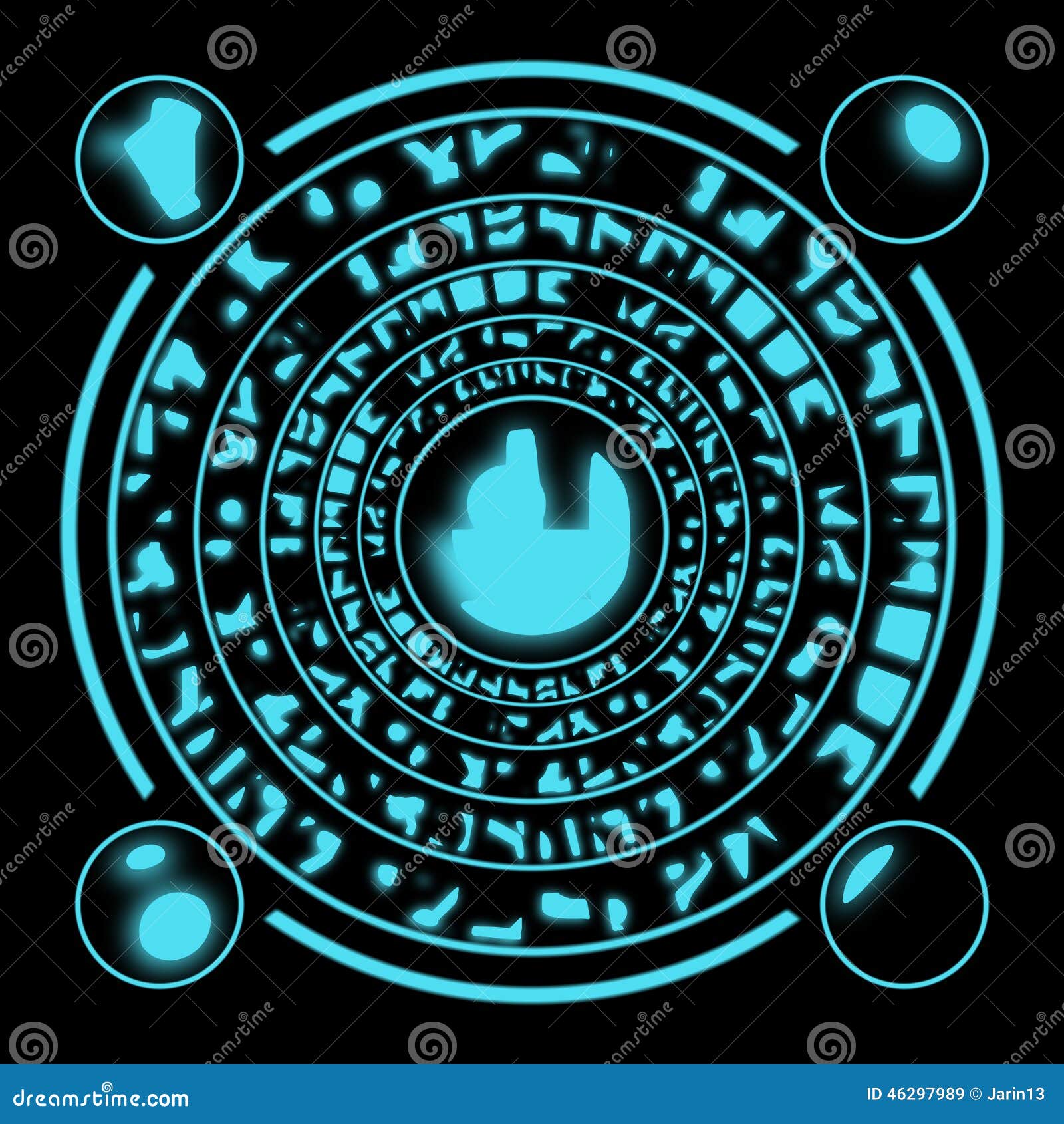 Artifical Generated Texture of Rune Stock Illustration - Illustration ...