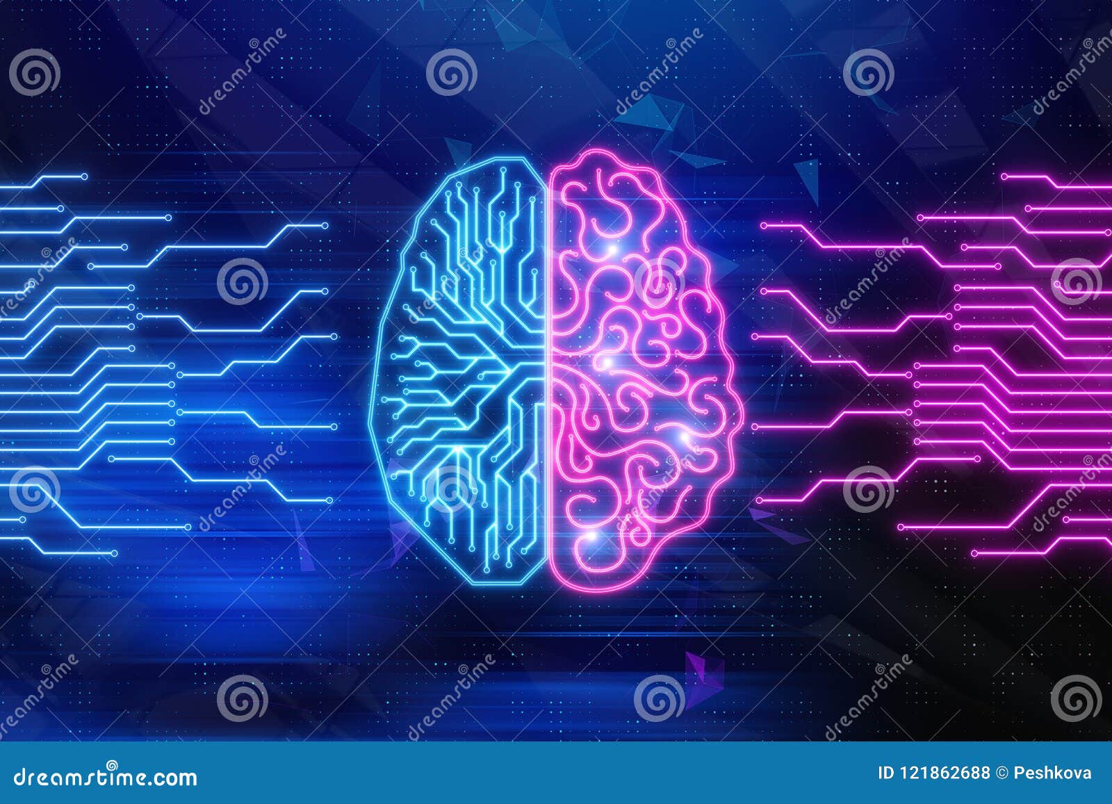 Artifical Intelligence and Technology Concept Stock Photo - Image of ...