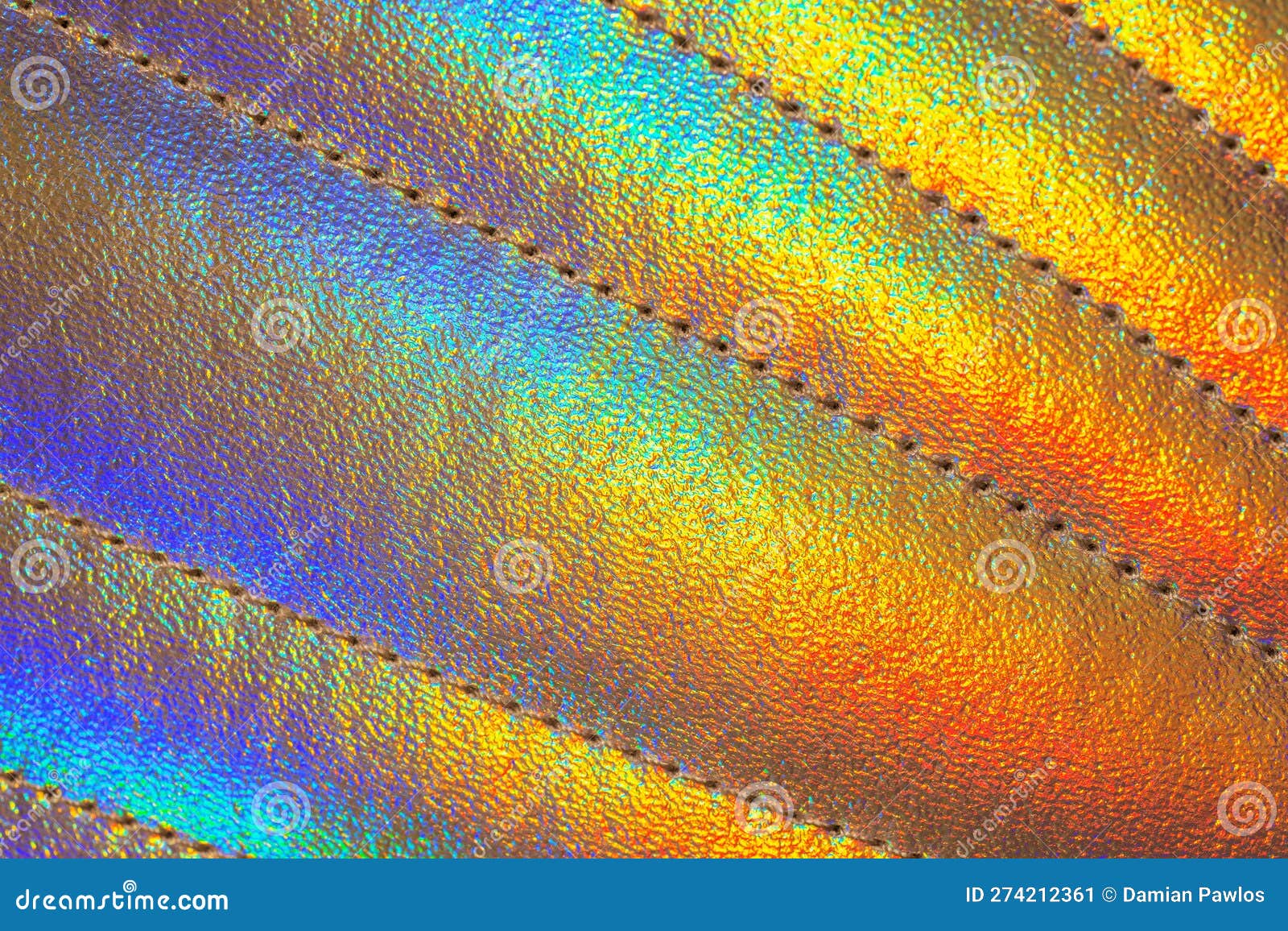 Artifical Surface with Iridescence Effect. Color Gradient Stock Image ...