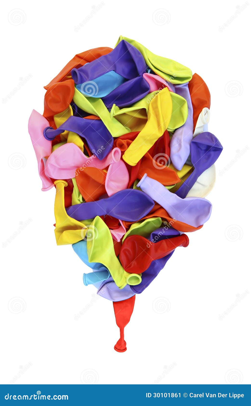 Colorful balloon stock image. Image of rubber, white - 30101861