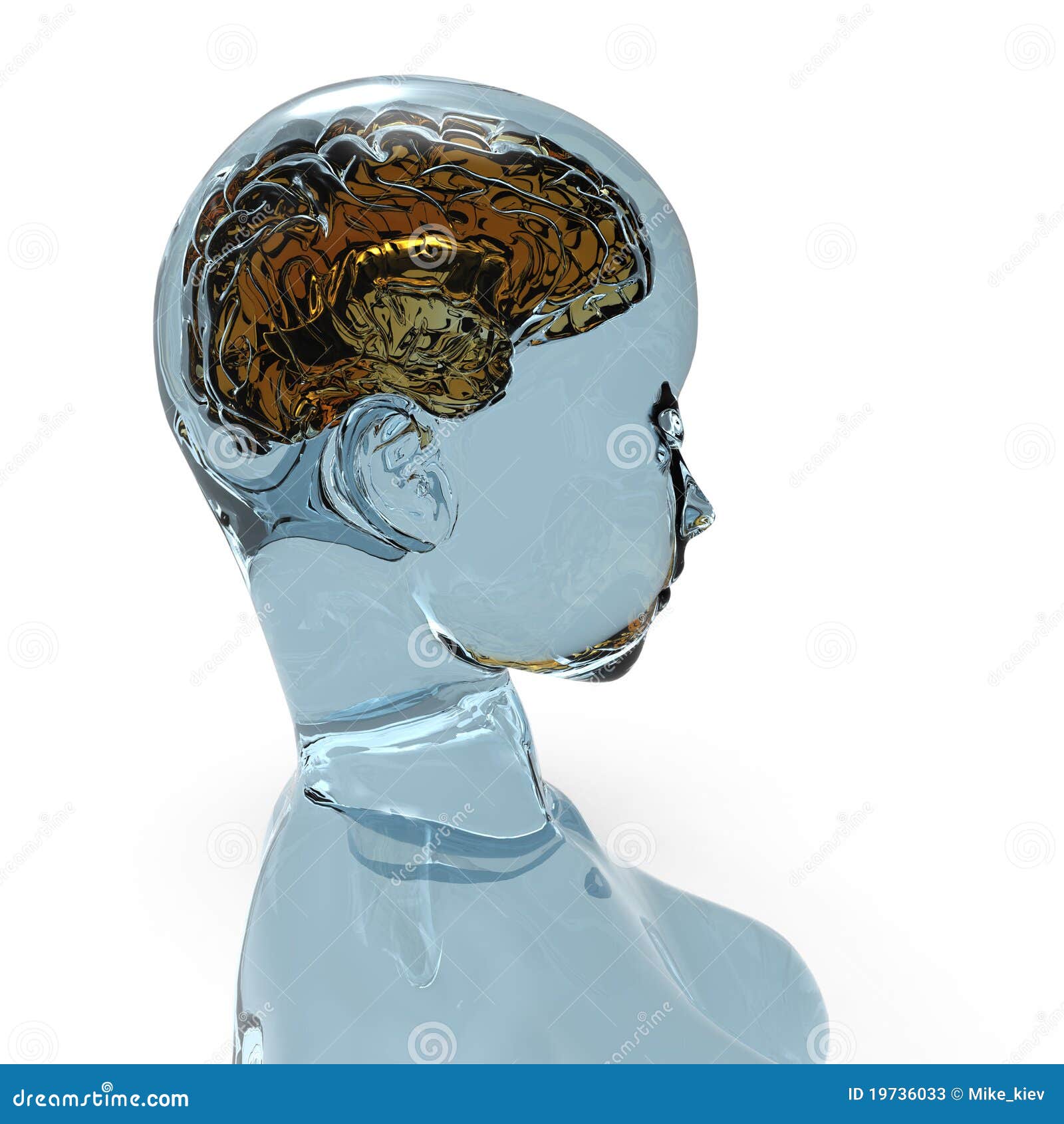 Artificial brain stock image. Image of intelligence, medical - 19736033