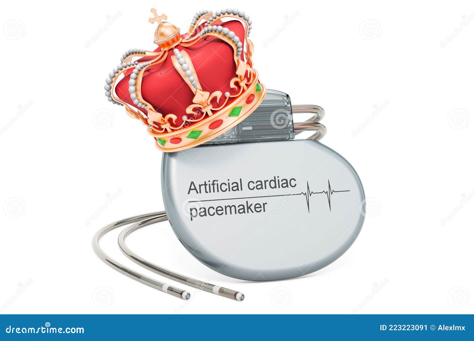 Artificial Cardiac Pacemaker Icon Vector Illustration | CartoonDealer ...