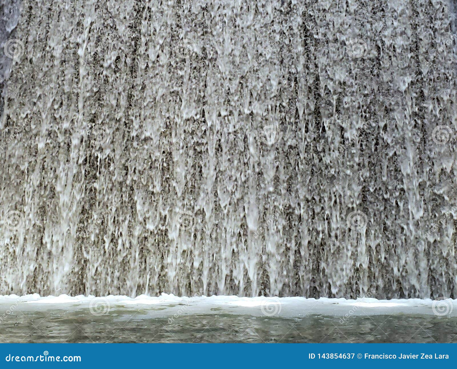 Artificial Cascade of Fresh Water in a Stone Wall for Exterior ...