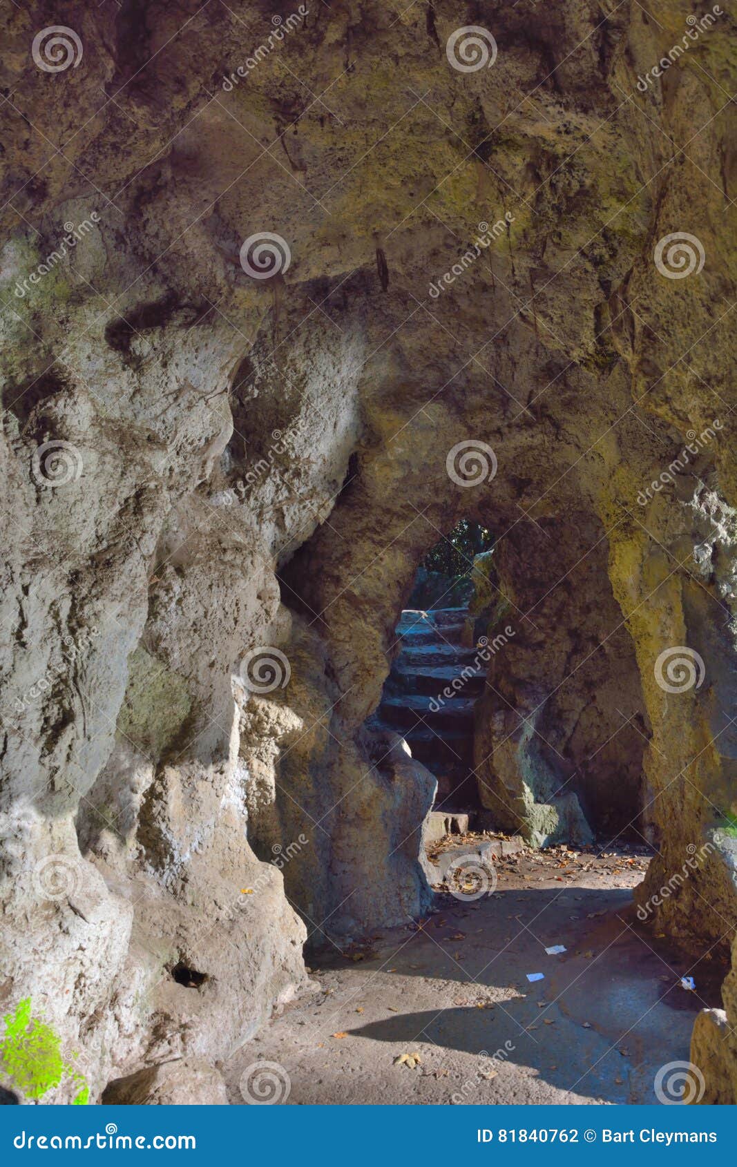 Artificial cave stock photo. Image of architecture, rocks - 81840762