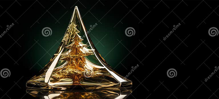 Artificial Christmas Tree Made of Epoxy Resin Stock Image - Image of ...