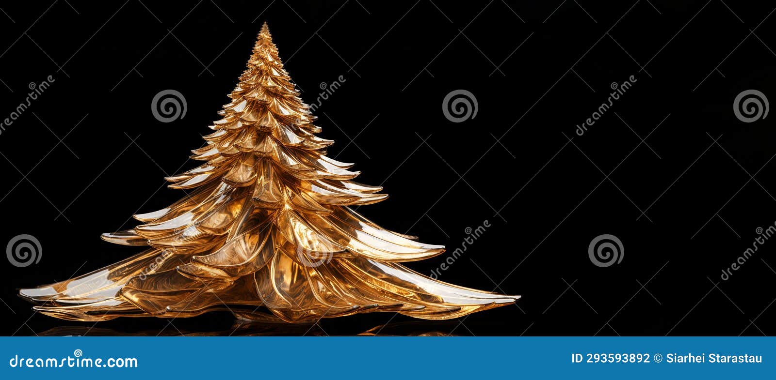Artificial Christmas Tree Made of Epoxy Resin and Wood,Generated by AI ...