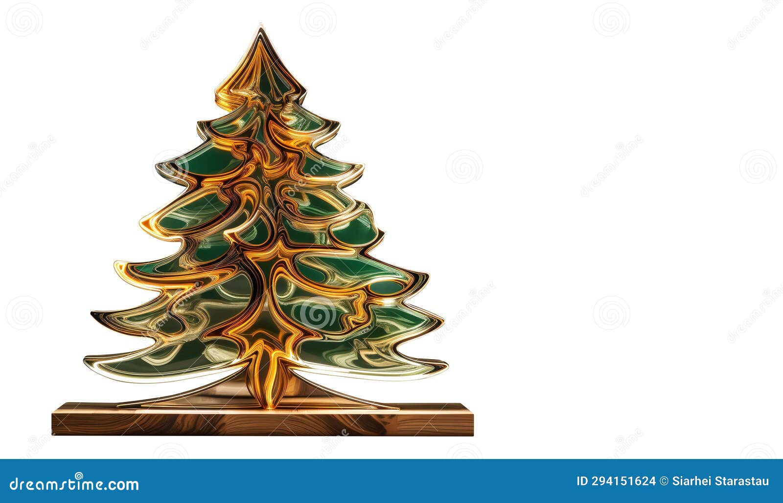 Artificial Christmas Tree Made of Epoxy Resin and Wood,Generated by AI ...