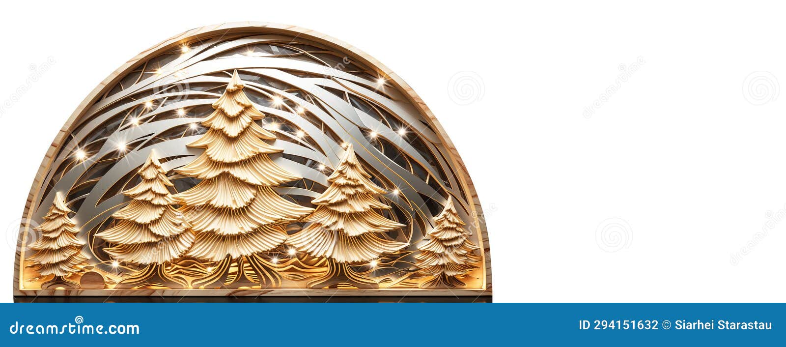 Artificial Christmas Tree Made of Epoxy Resin and Wood,Generated by AI ...