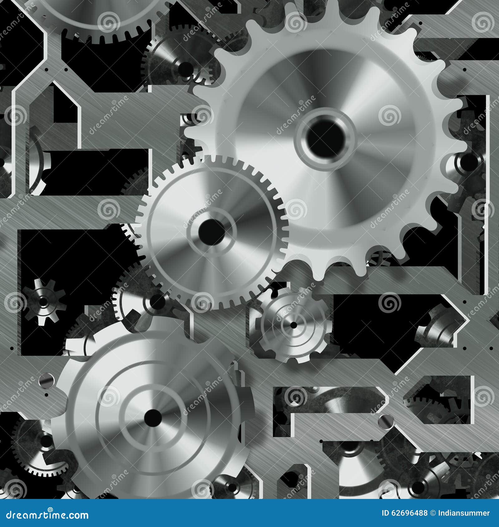 Artificial clock mechanism stock illustration. Illustration of gear ...