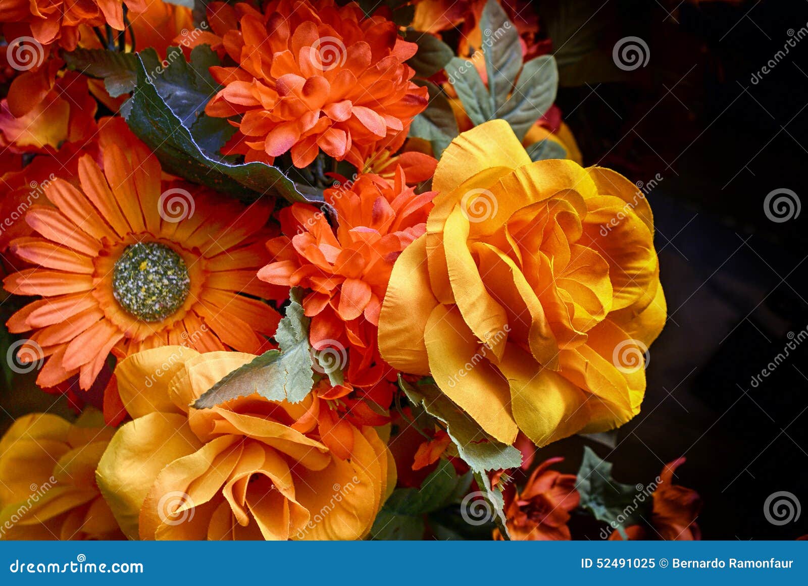Artificial Colorful Flowers Stock Image - Image of flower, roses: 52491025