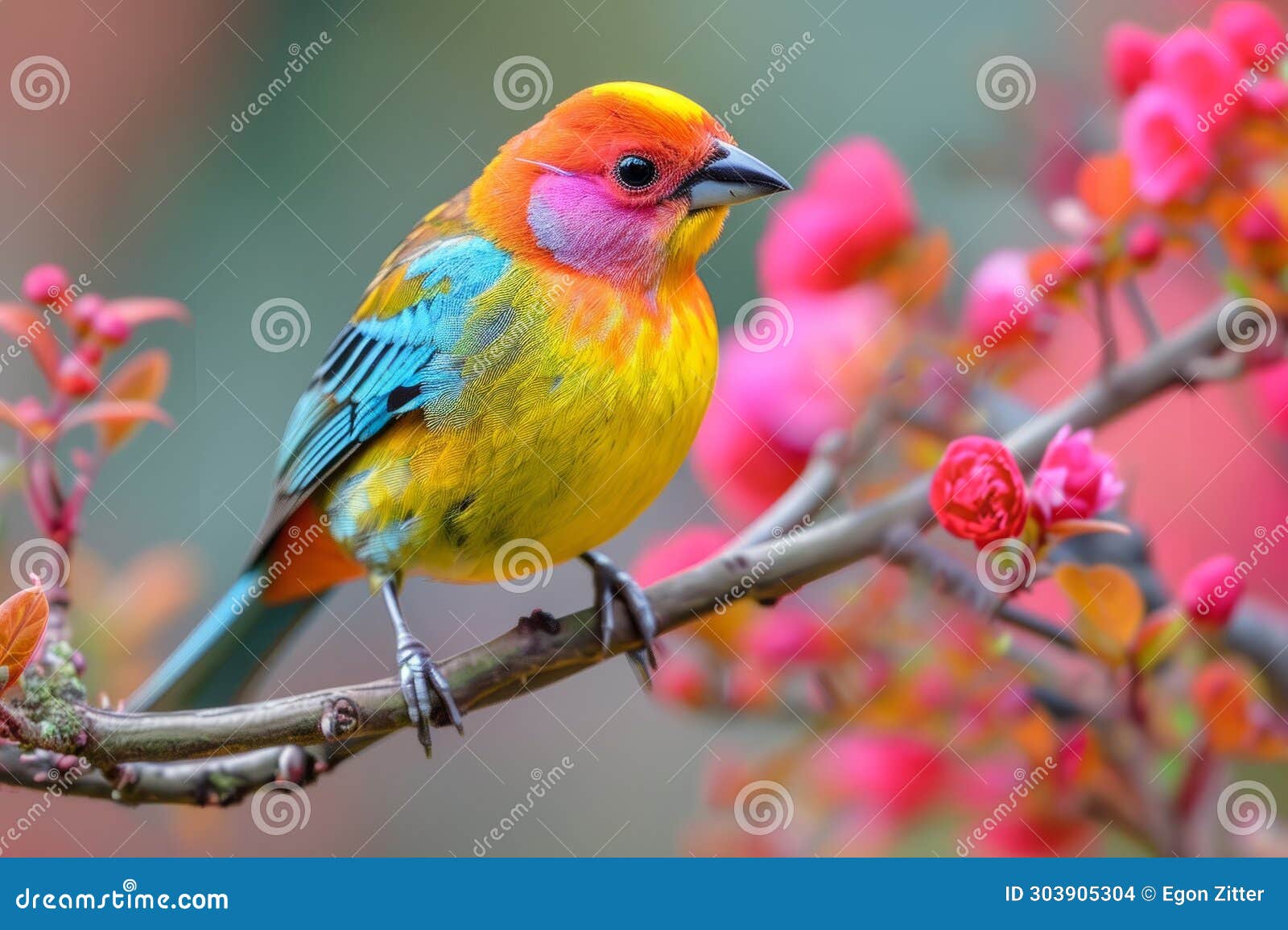 Tropical Colourful Bird Ai Generated Made by Computer Stock ...