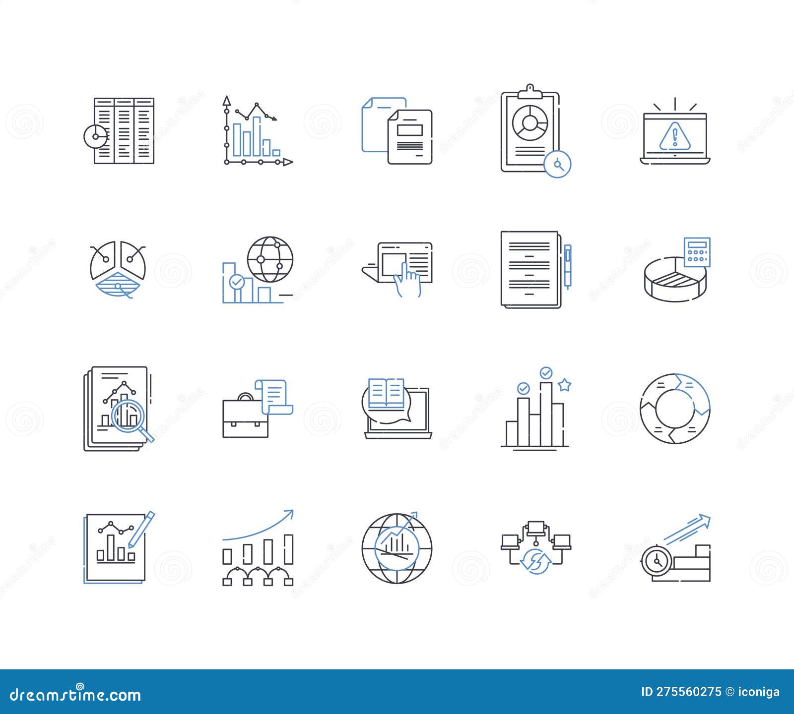 Artificial Computer Line Icons Collection. Ntelligence, Automation ...