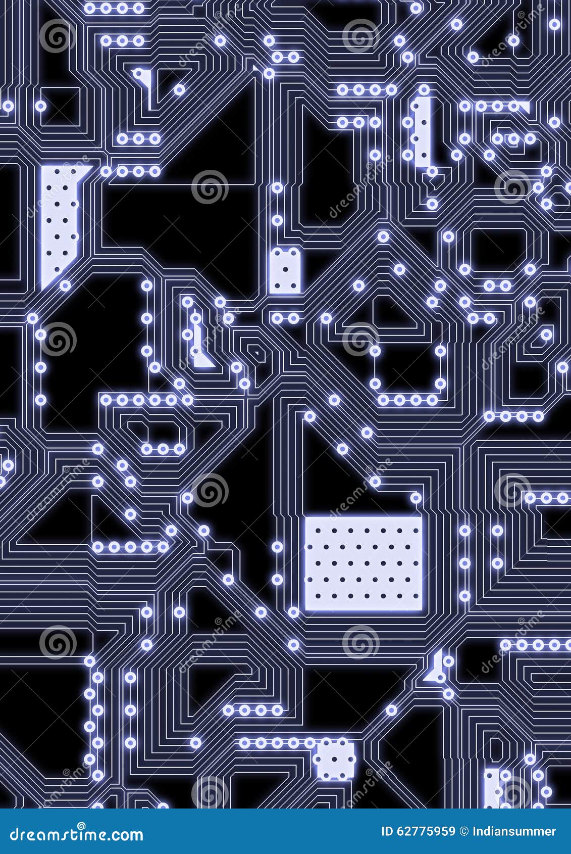 Cyber Circuit Future Technology Concept Background Cartoon Vector ...