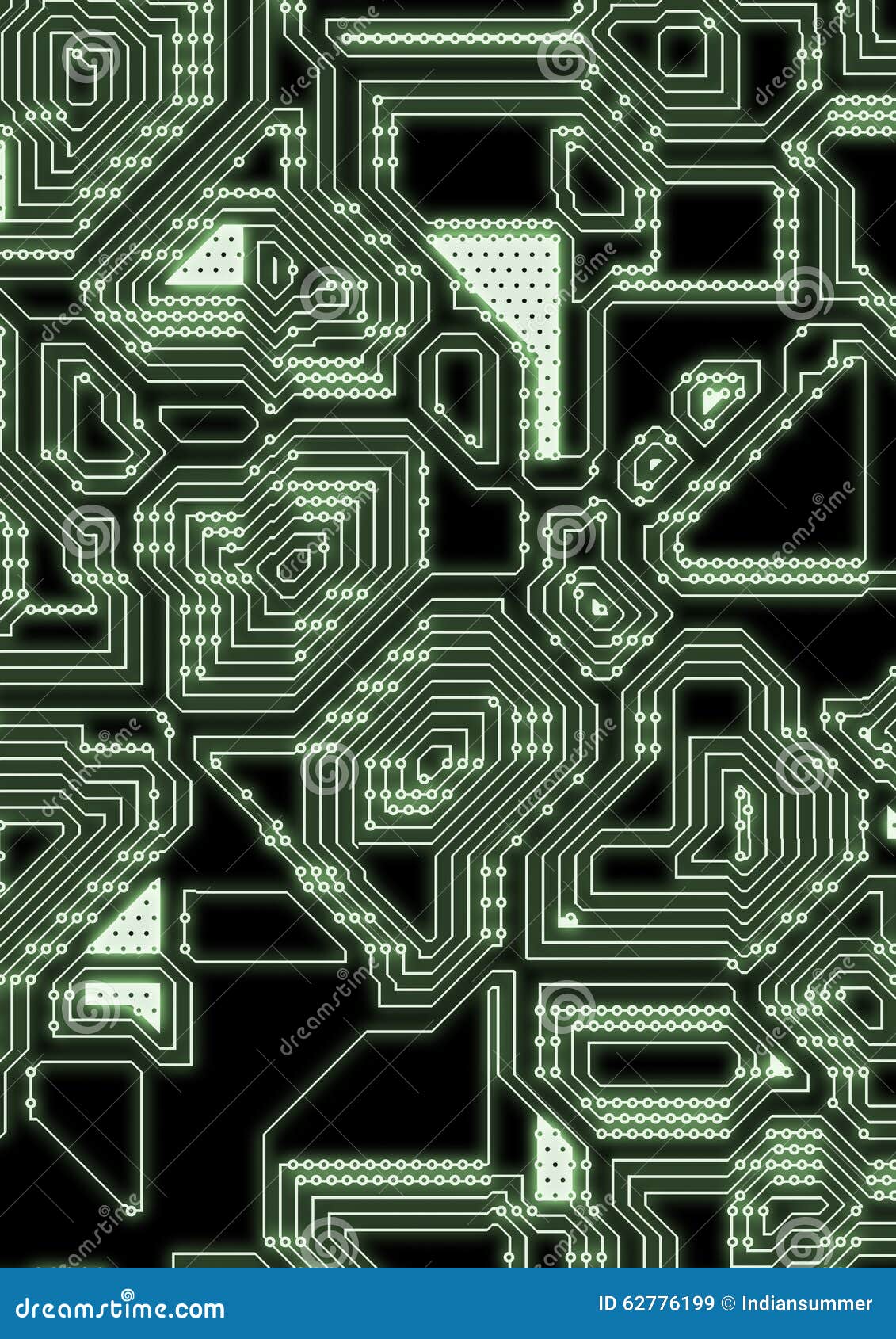 Cyber Circuit Future Technology Concept Background Cartoon Vector ...