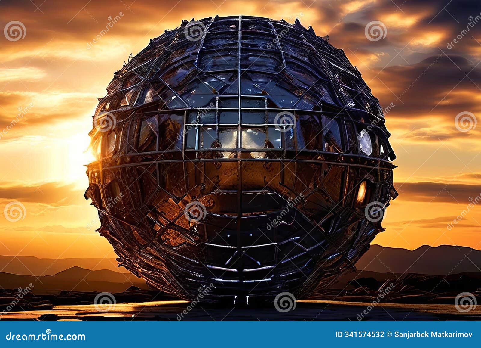 Artificial Dyson Sphere the Perseids Illuminate Segments of a Co Stock ...