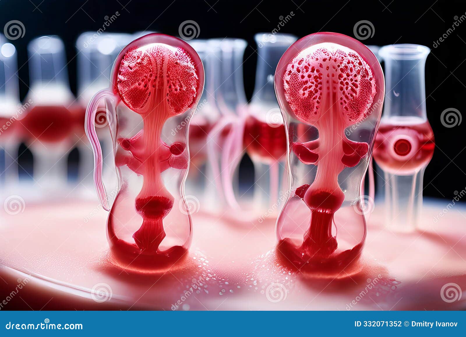 Artificial Embryo Twinning Laboratory Created Twins by Stock ...