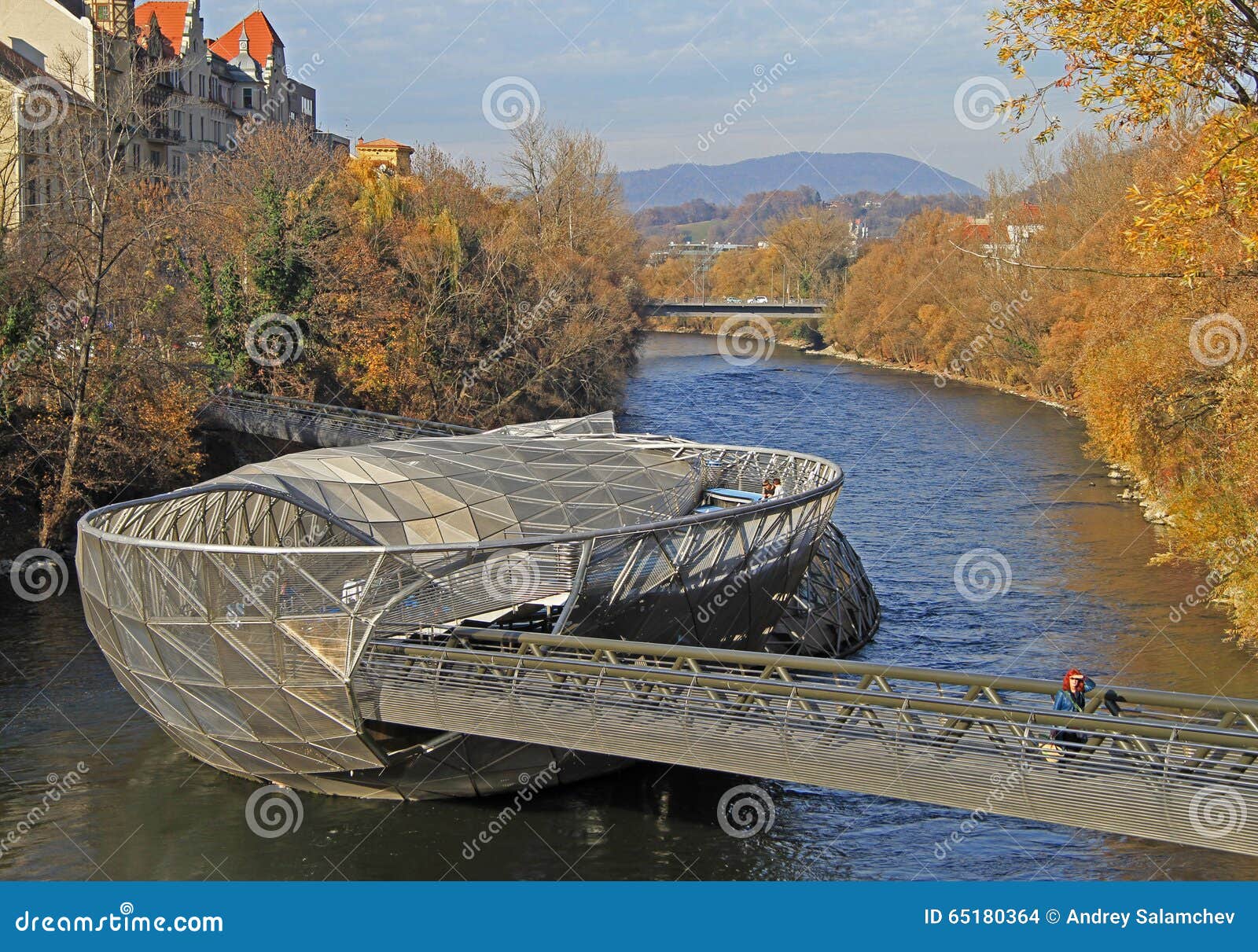 Artificial Floating Platform in the Middle of Mur Editorial Stock Image ...