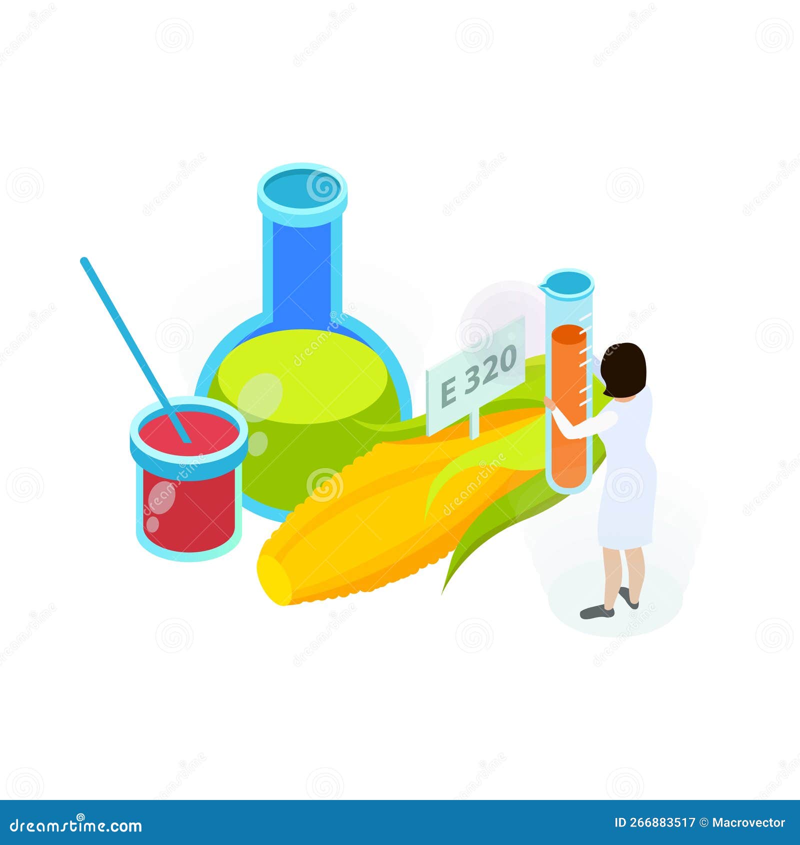 Artificial Food Isometric Flowchart Cartoon Vector | CartoonDealer.com ...