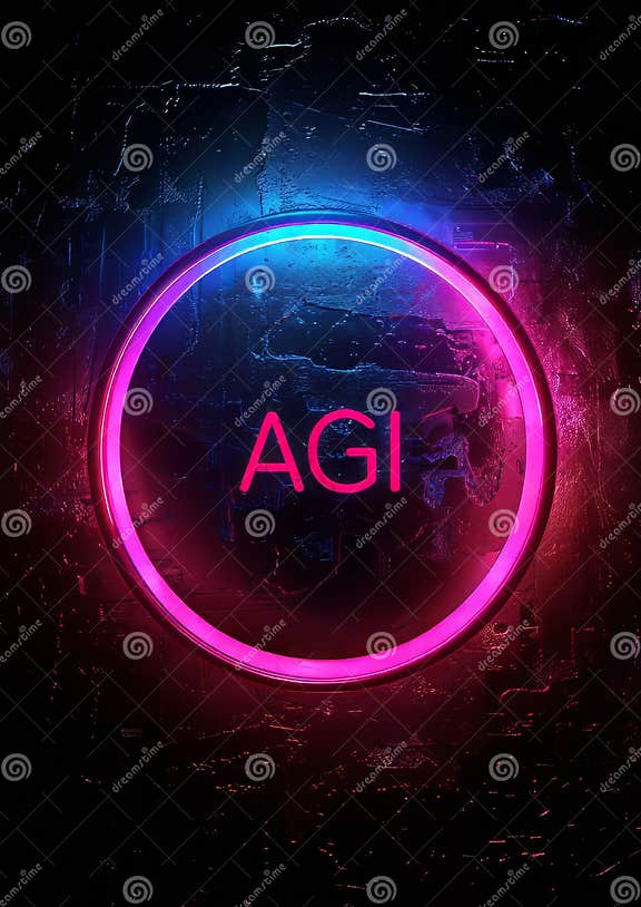 Artificial General Intelligence (AGI) Logo - AGI is a Hypothetical Type ...