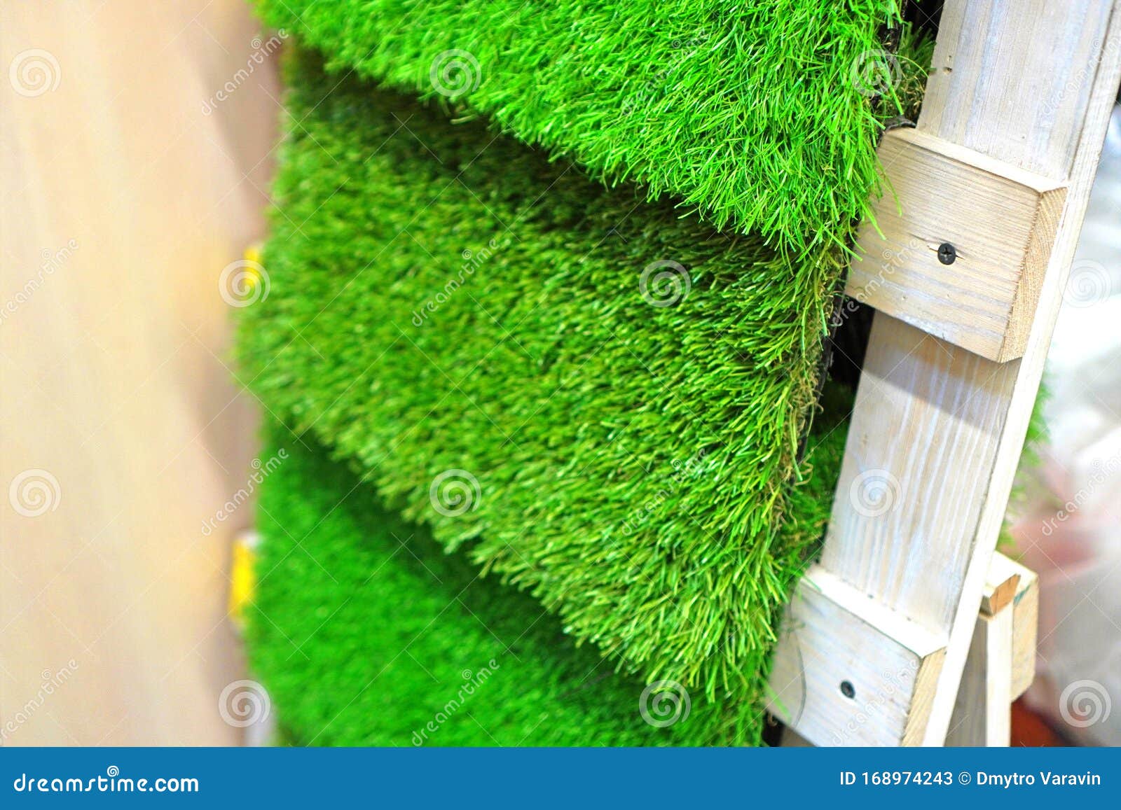 Artificial Grass Sale Samples Of Artificial Lawn Are On Display Stock Image Image Of Floor