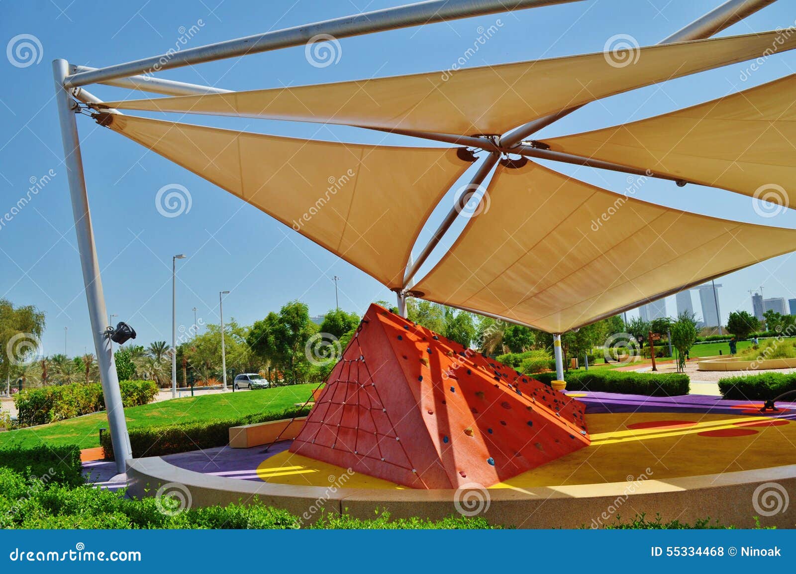 Artificial Hill of Pyramidal Shape Under Triangle Tends Editorial Stock ...