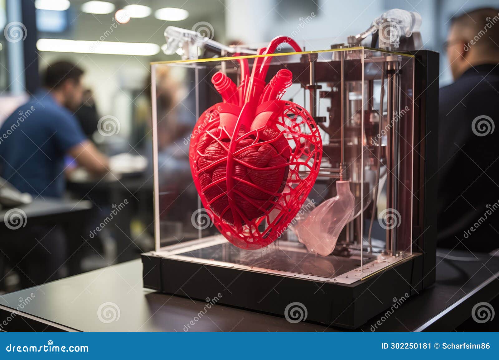 Artificial Human Heart Model. Advanced Technology Behind Life-saving ...
