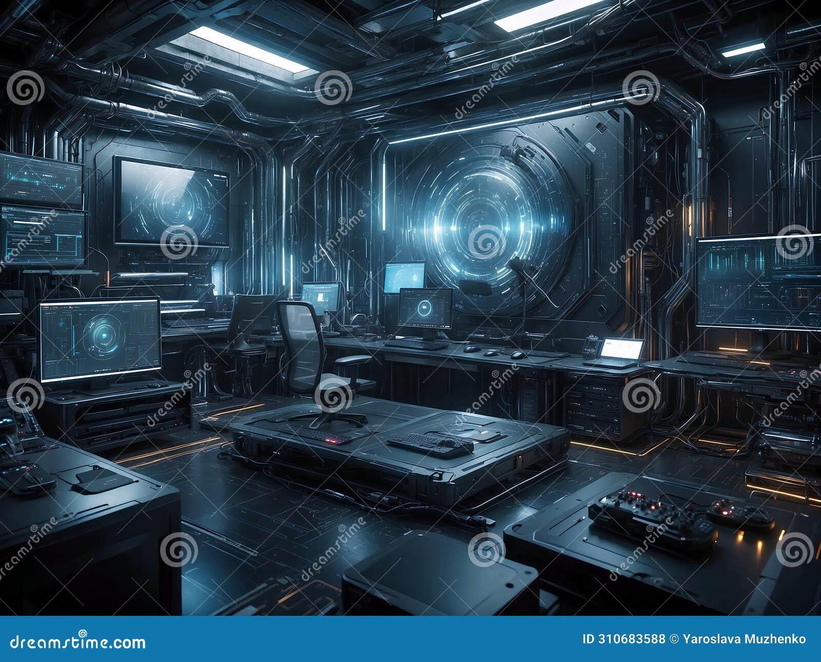 Futuristic Command Center: Innovations in Global Business Operations ...