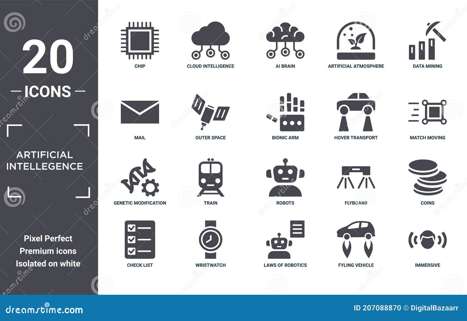 Artificial.intellegence Linear Icon Set. Includes Thin Line Train ... Artificial.intellegence Linear Icon Set. Includes Thin Line Train ...