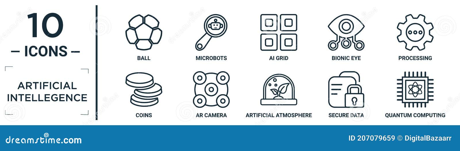 Artificial.intellegence Linear Icon Set. Includes Thin Line Train ... Artificial.intellegence Linear Icon Set. Includes Thin Line Train ...