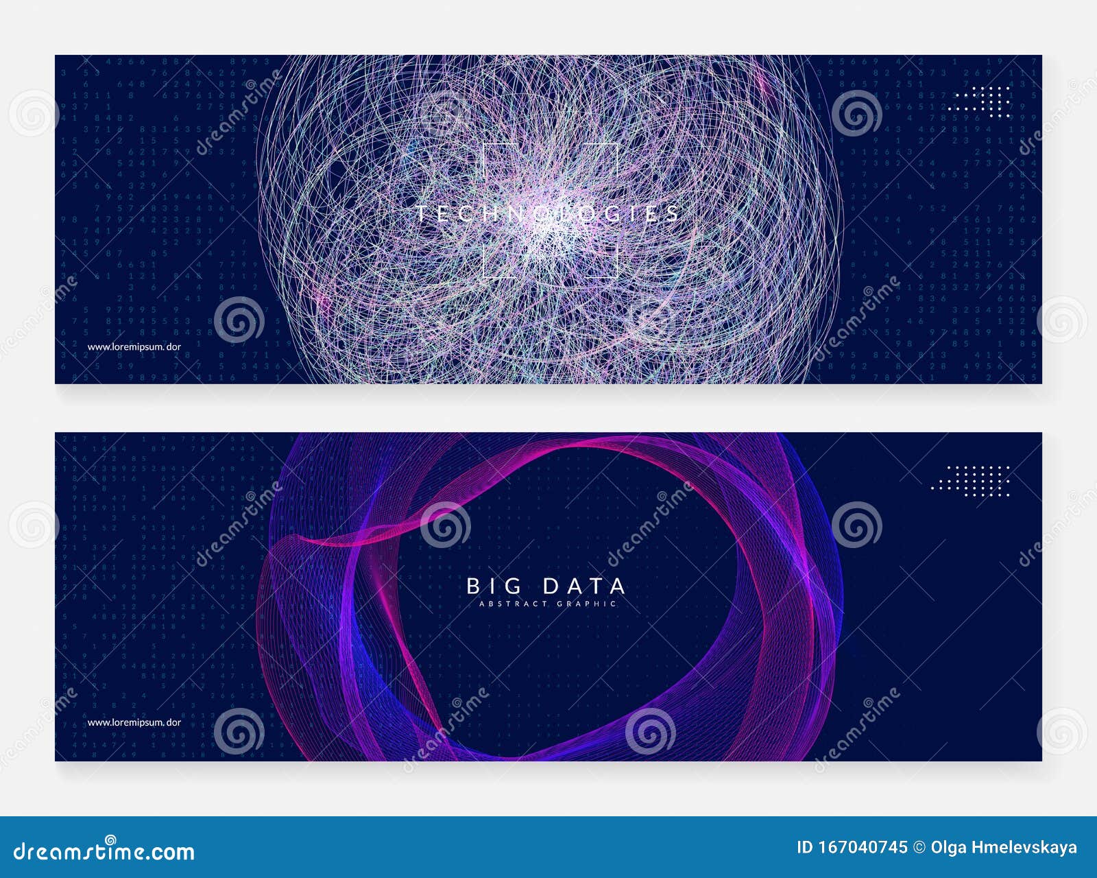 Artificial Intelligence. Abstract Background Stock Vector ...