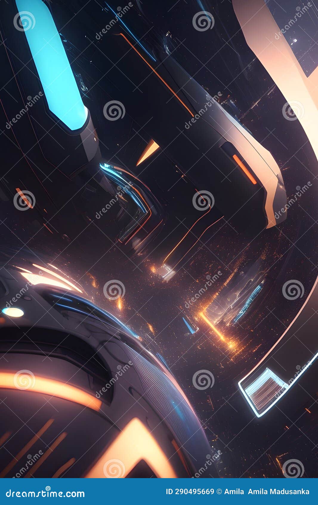 Artificial Intelligence Abstract Backgrounds Stock Illustration ...