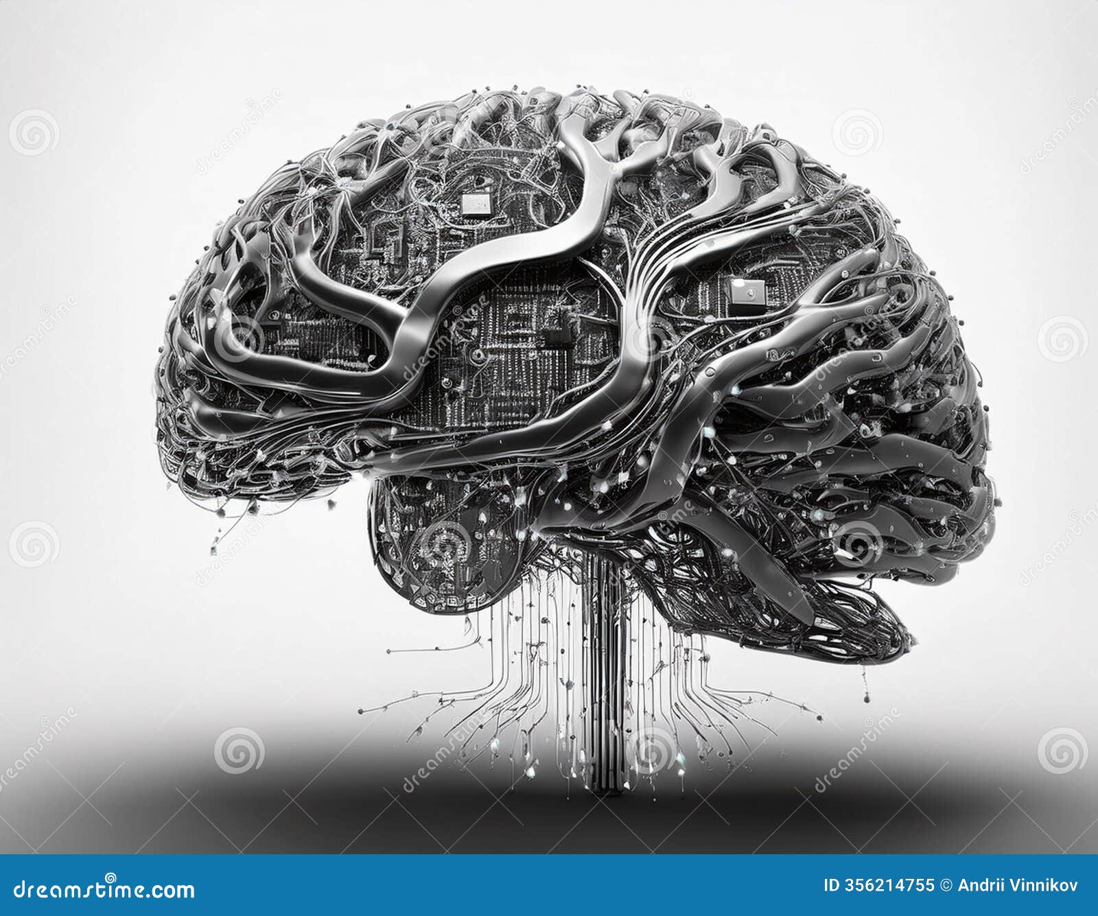 Artificial Intelligence, AI Agent. Neural Network. Artificial Brain ...