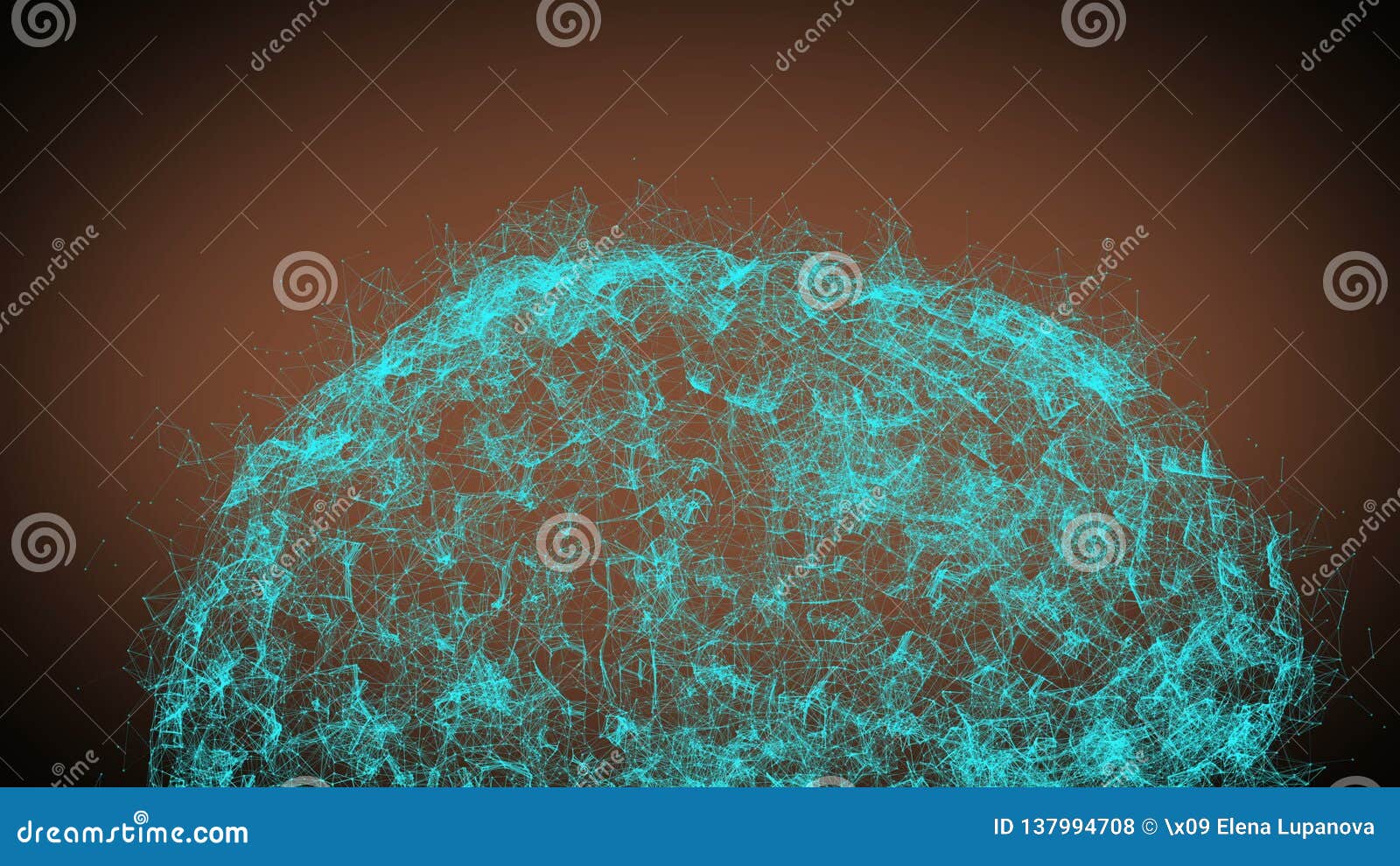 Artificial Intelligence AI Brain Animation, Data Mining, Deep Learning ...