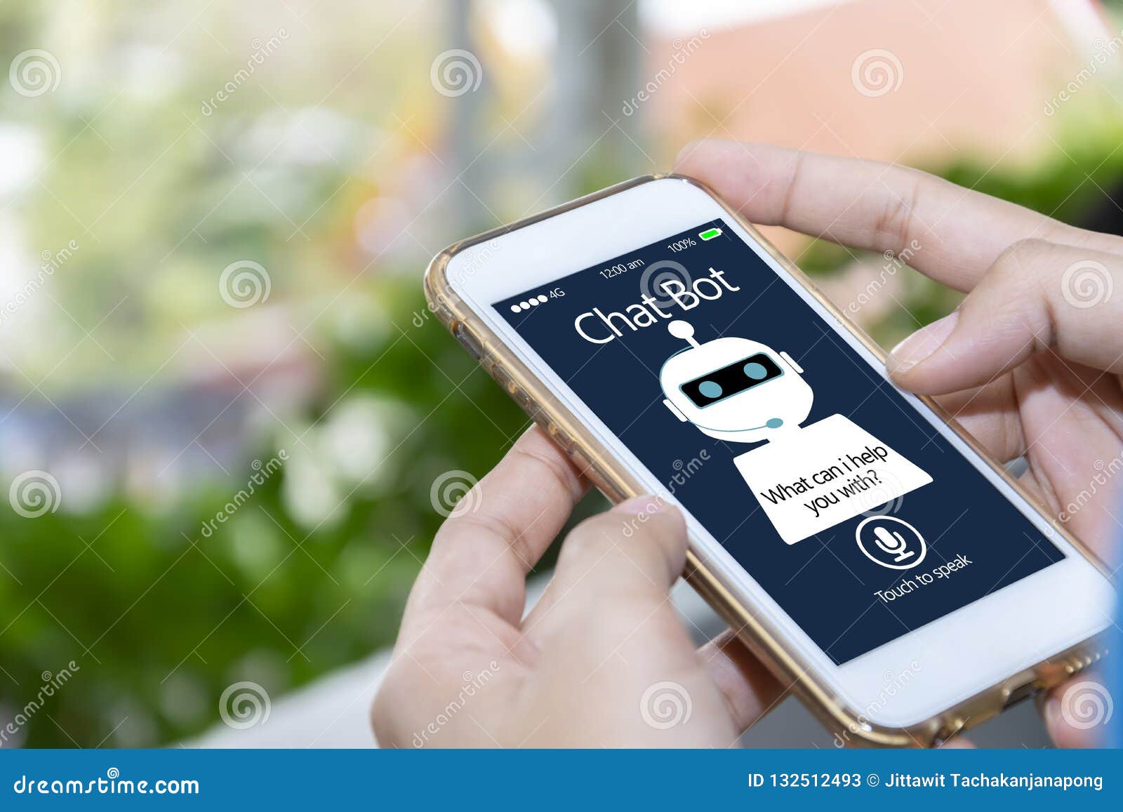 Artificial Intelligence,AI Chat Bot Concept Stock Image - Image of ...