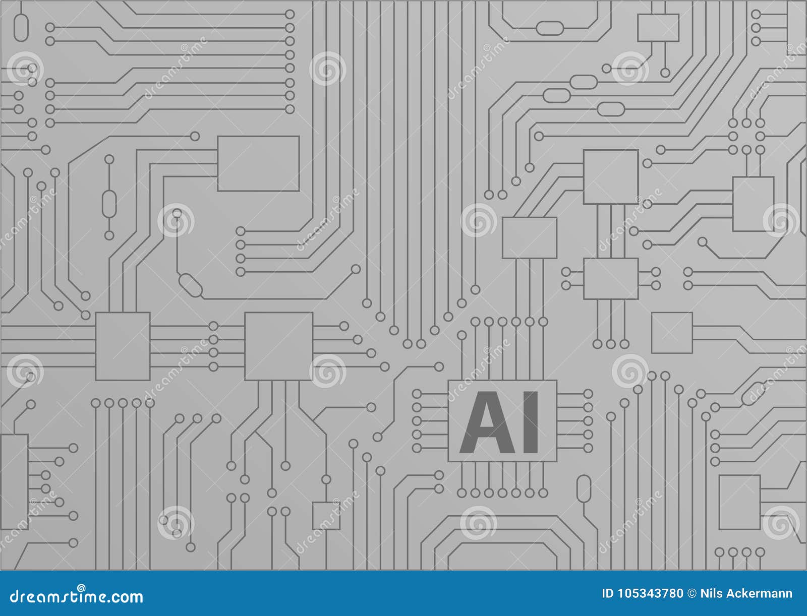 Artificial Intelligence / AI Concept As Background With CPU ... Artificial Intelligence / AI Concept As Background With CPU ...