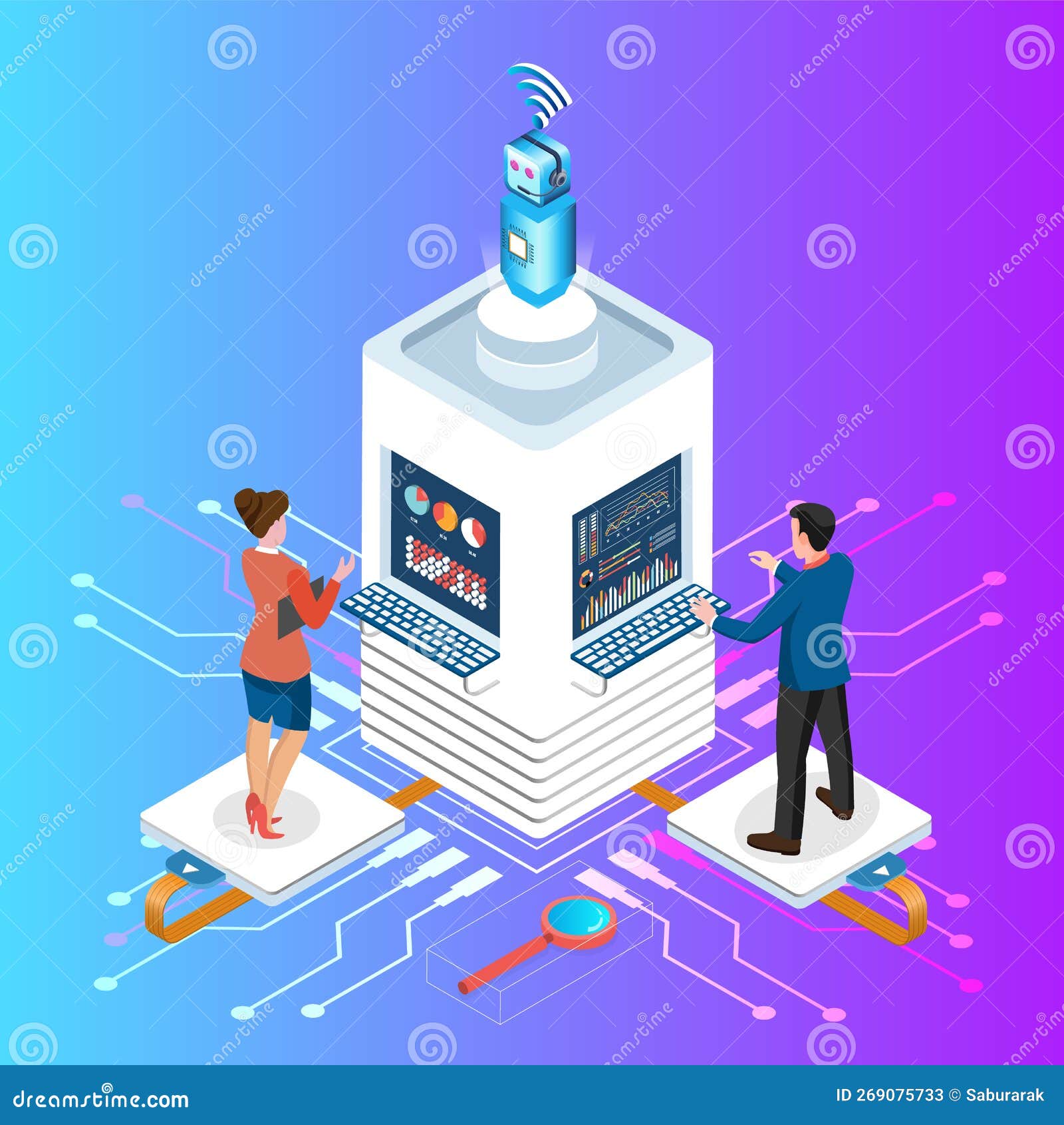 Artificial Intelligence(AI) Concept with ChatGPT, Artificial ...