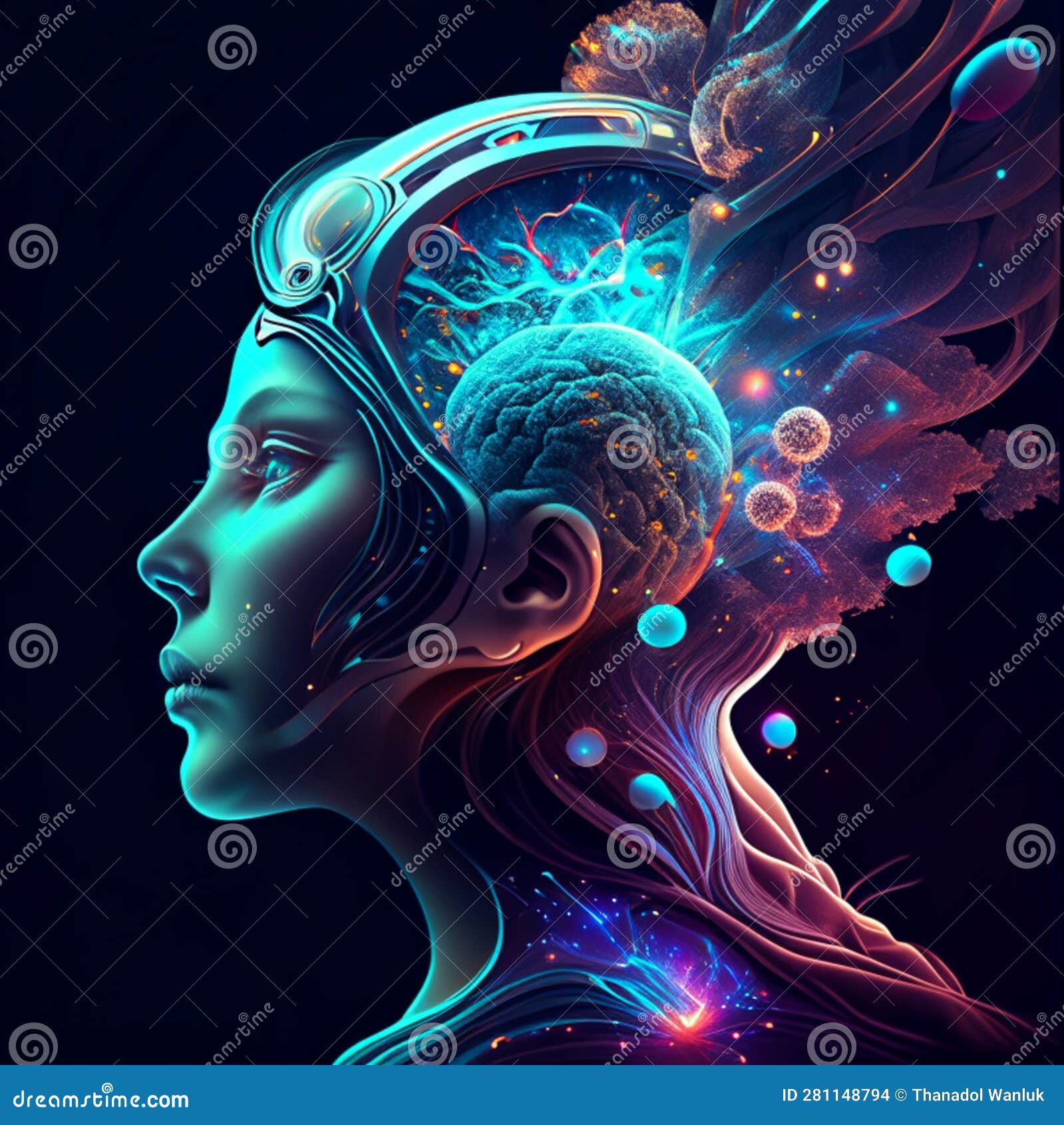 Artificial Intelligence (AI) is a Field of Computer Science Stock ...