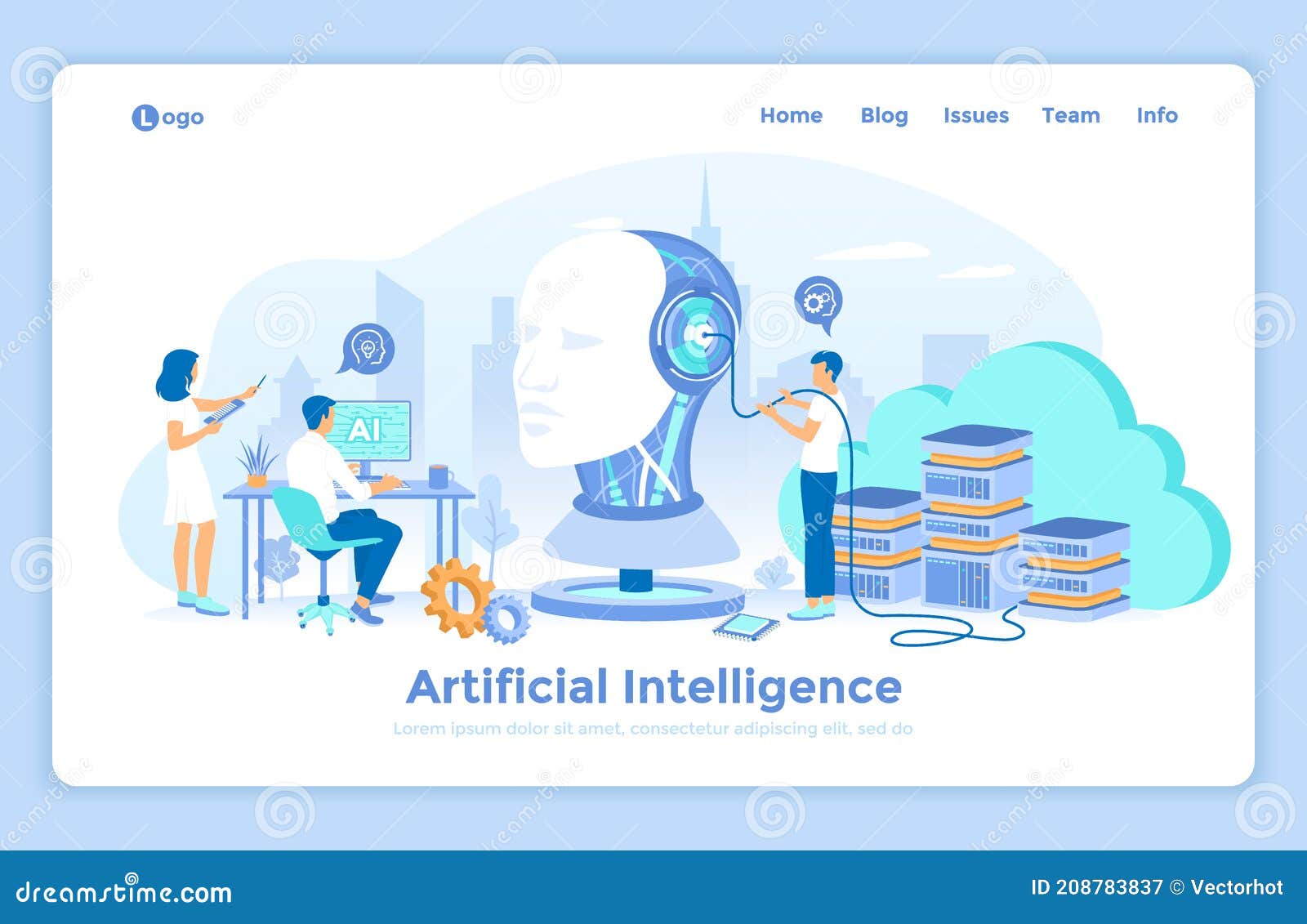 Artificial Intelligence AI Future Technology Digital Brain Machine ...