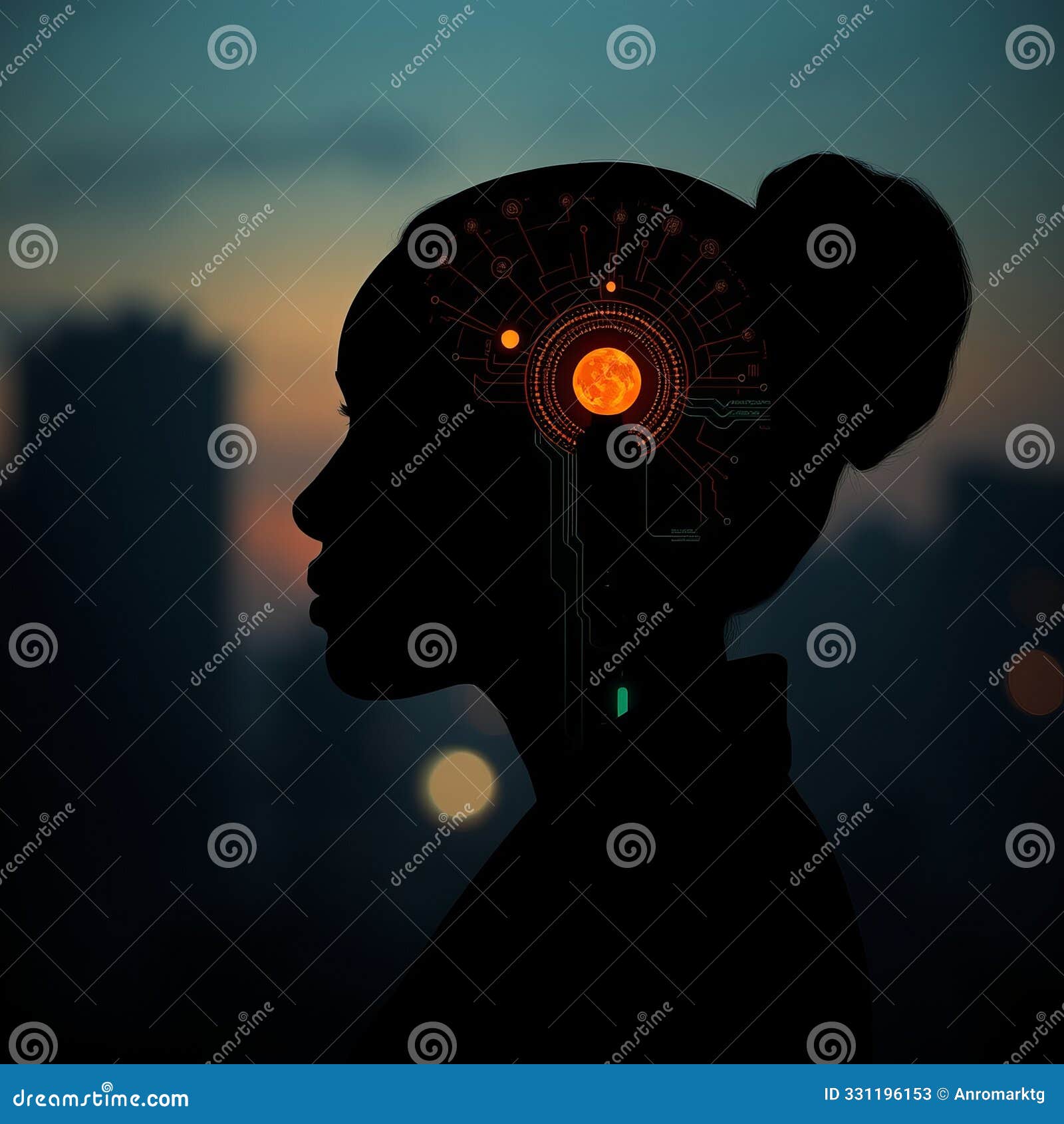 Artificial Intelligence (AI) Idea, Deep Learning, Internet of Things ...